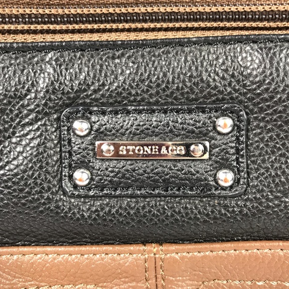 Stone & Co. | Bags | Stone Co Leather Brown Black Shoulder Bag | Poshmark
